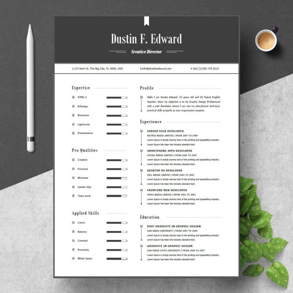All in One Elegant – ResumeUnlimited.com